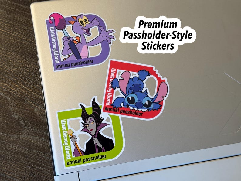 Disney’s “D” Annual Passholder Sticker - Choose Style: Stitch ...