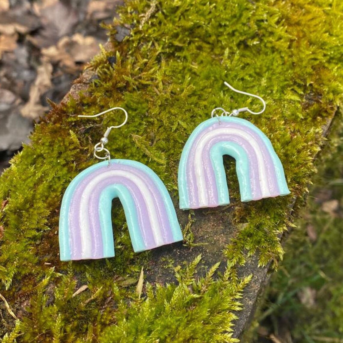 Rainbow Earrings Etsy