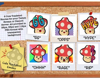 6 Cute Broccoli Themed Twitch Stream Emote Set - Etsy