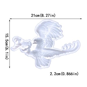Flying Eagle Silicone Mold-hunting Eagle Resin Mold-eagle Wings Mold ...