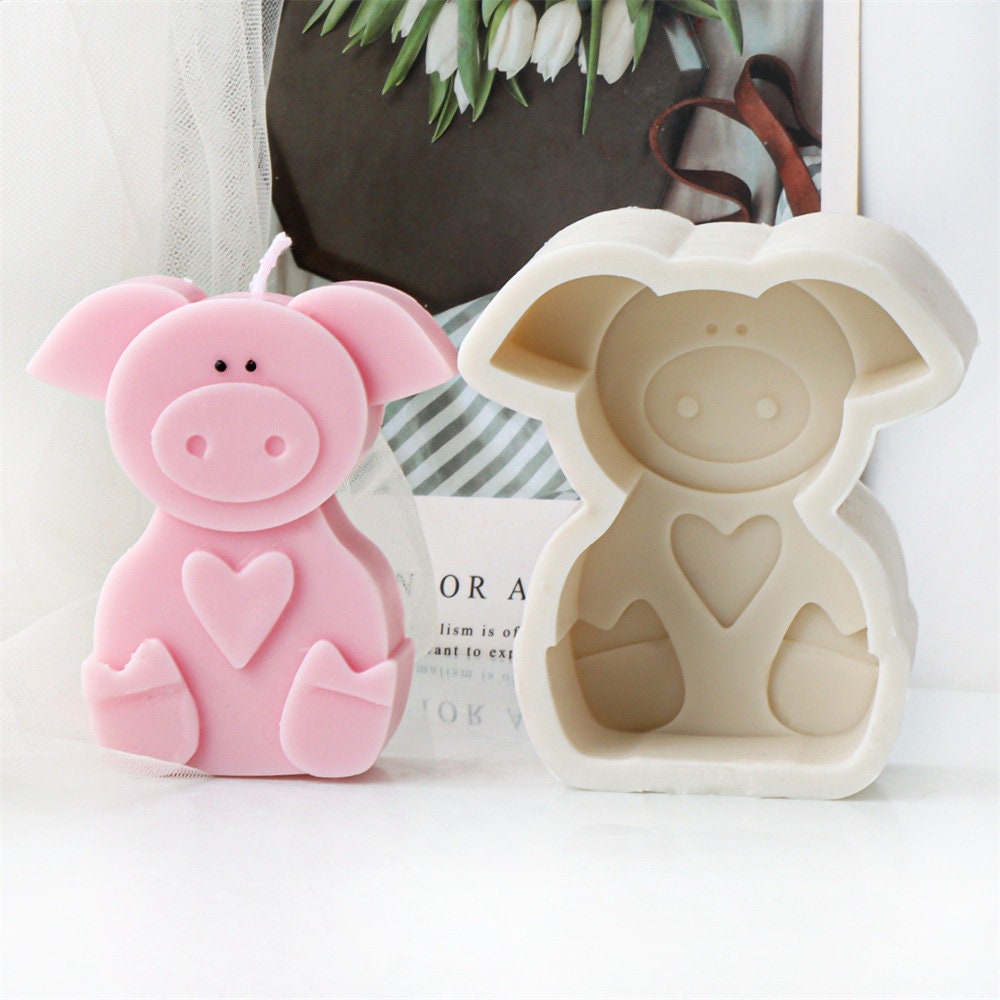 20 Styles Animal Silicone Mold-cartoon Animal Candle Mold-chicken ...