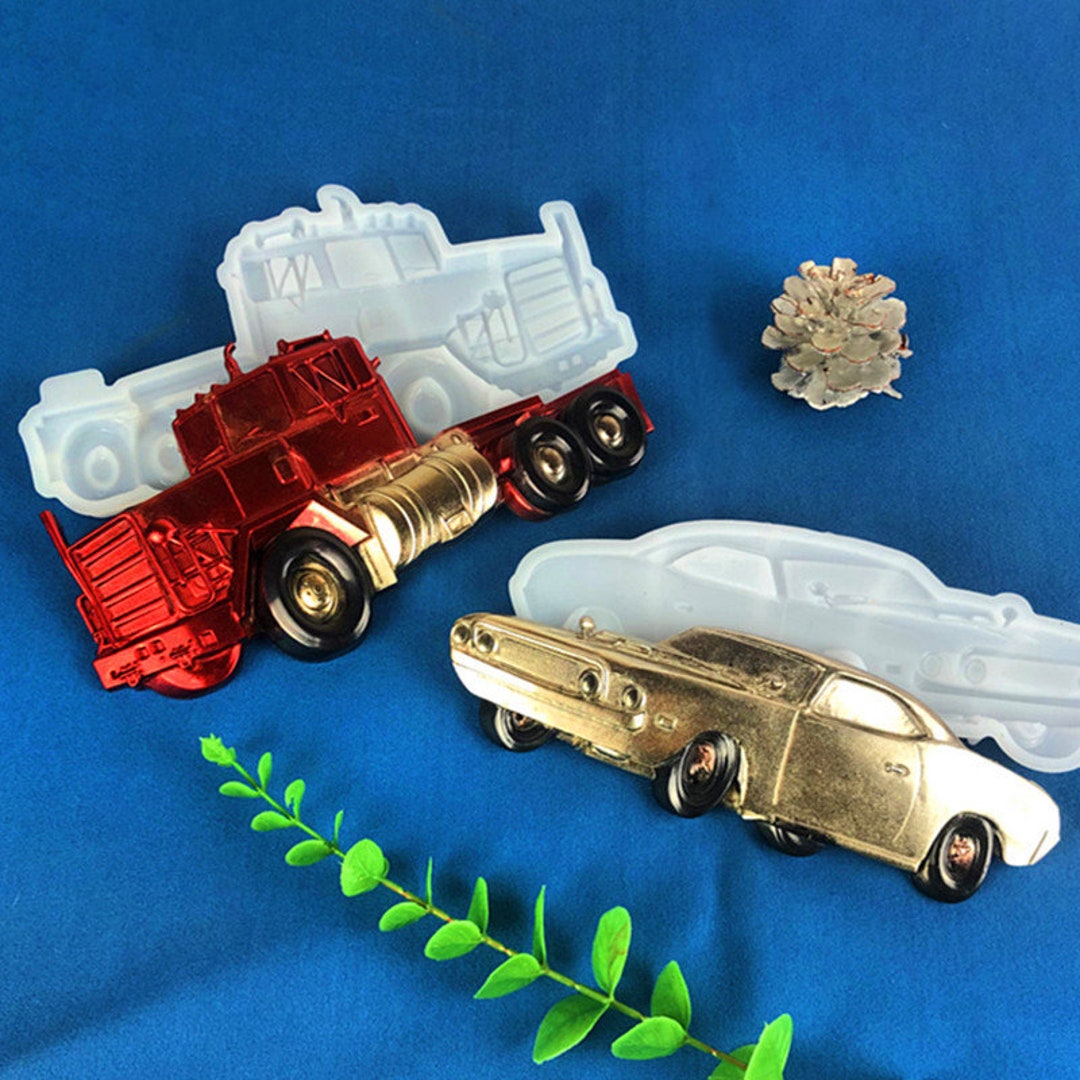 Tractor Car Silicone Mold-nordic Tractor Resin Mold-tractor Wall Art ...