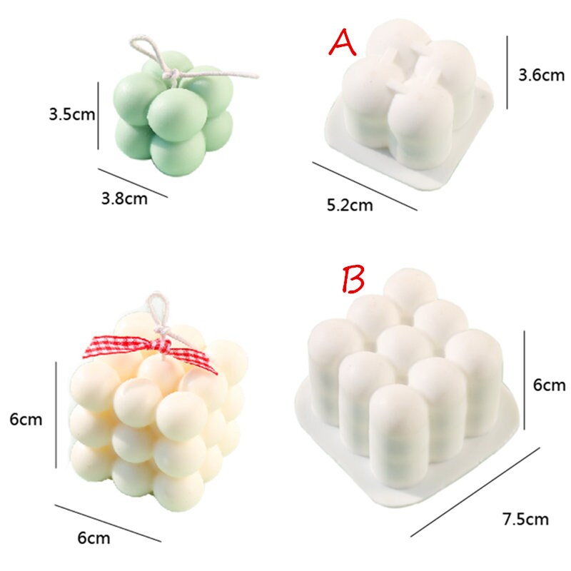 Rubik's Cube Ball Candle Mold-magic Cube Candle - Etsy