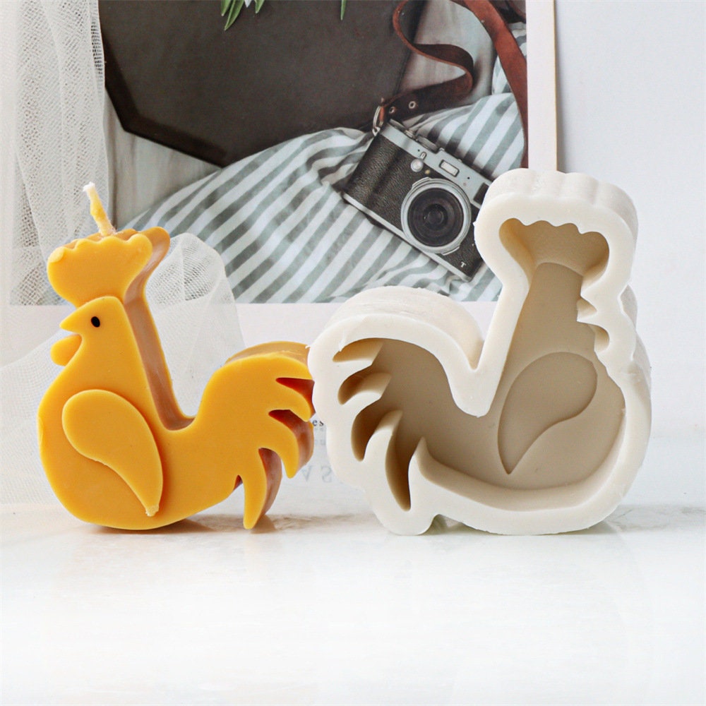 20 Styles Animal Silicone Mold-cartoon Animal Candle Mold-chicken ...