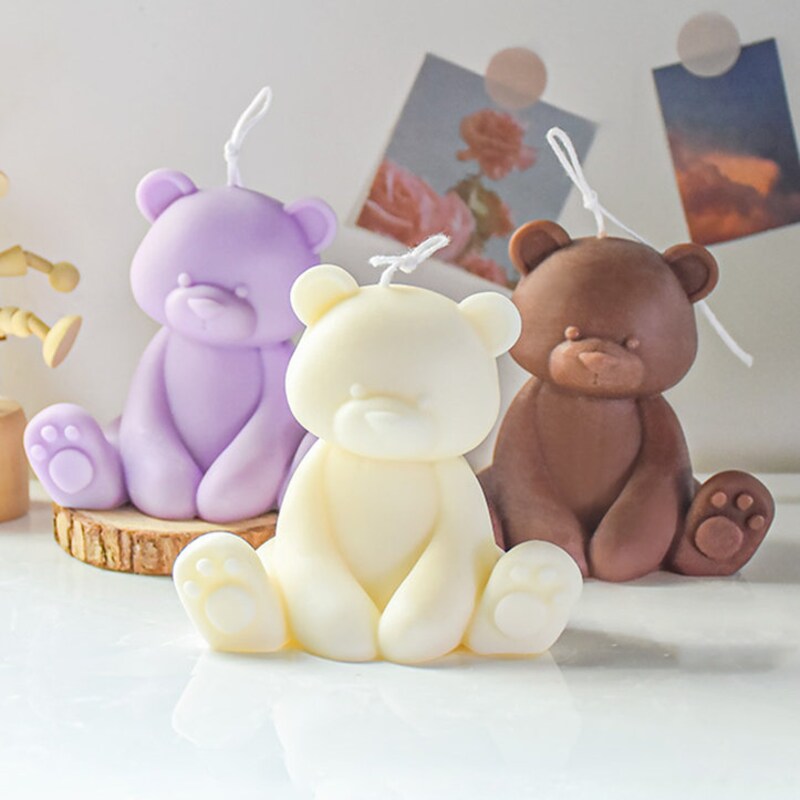 Bear Candle - Etsy