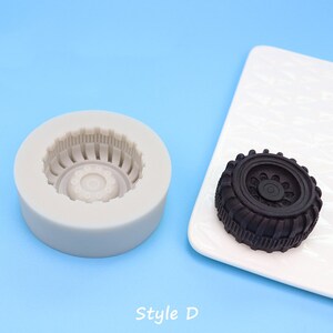 Tire Fondant Cake Silicone Mold-tire Chocolate Mold-car Tires Resin ...