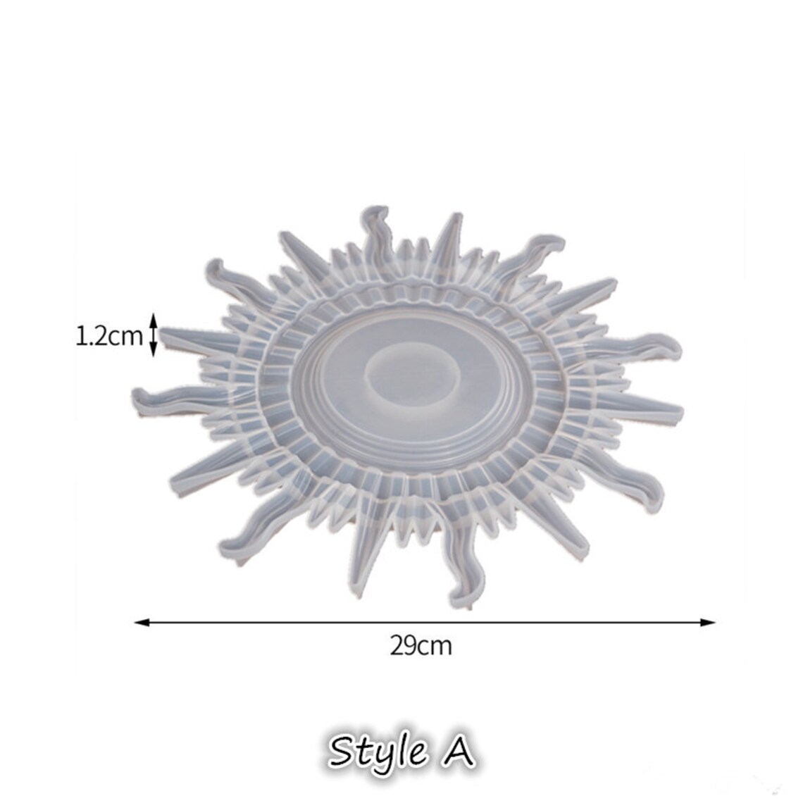 3D Sun Mirror Mold-sunburst Mirror Resin Mold-sun Moon Mirror - Etsy