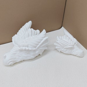 3D Western Dragon Silicone Mold-dragon Head Candle Mold-concrete Dragon ...