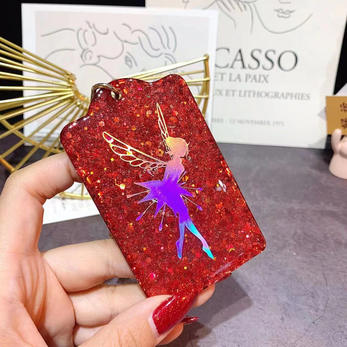 Card Sleeve Silicone Mold-card Holder Resin Mold-card Sleeve Keychain ...