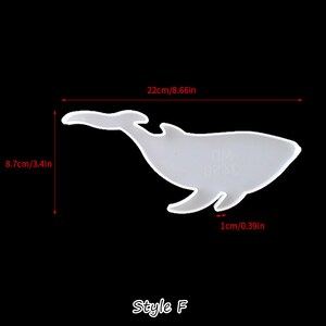 Marine Organisms Coasters Mold-jellyfish Coaster Mold-shark Whale ...