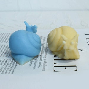 3D Snail Fondant Silicone Mold-animal Snail Candle Mold-snail Resin ...