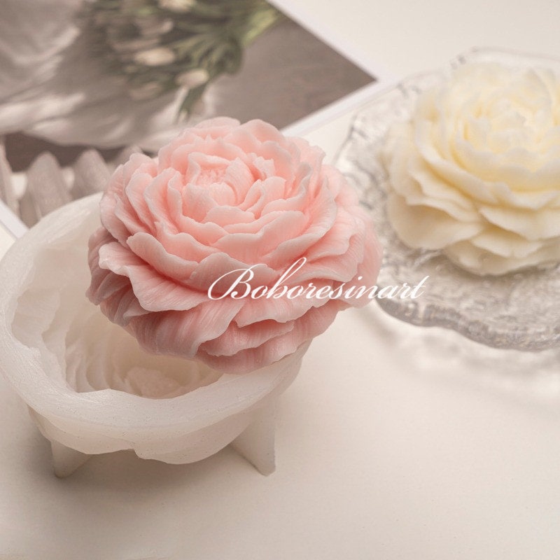Peony Flower Soap Mold - Etsy