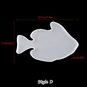 Marine Organisms Coasters Mold-jellyfish Coaster Mold-shark Whale ...