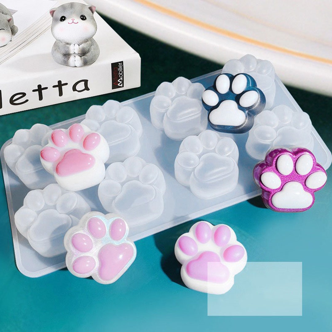 Cute Cat Paw Silicone Mold-cat Paw Keychain Resin Mold-cat Claw Pendant ...