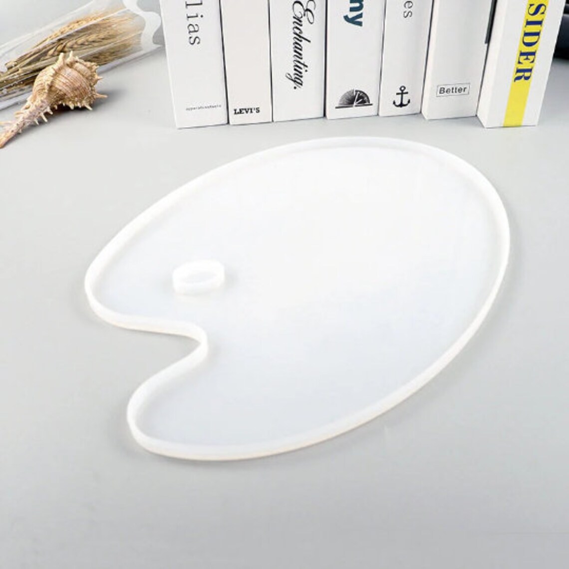 Paint Palette Resin Silicone Mold-paint Palette Art Mold-paint Tray ...