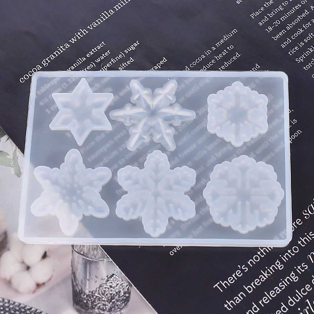 Christmas Snowflake Mold-snowflake Earrings Resin Mold-crystal - Etsy