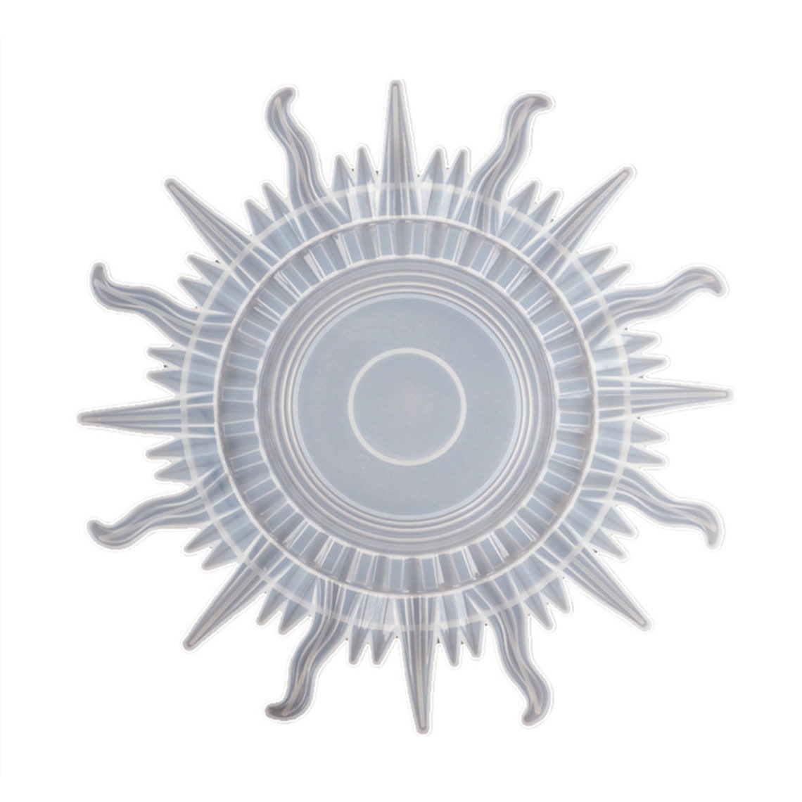 3D Sun Mirror Mold-sunburst Mirror Resin Mold-sun Moon Mirror - Etsy