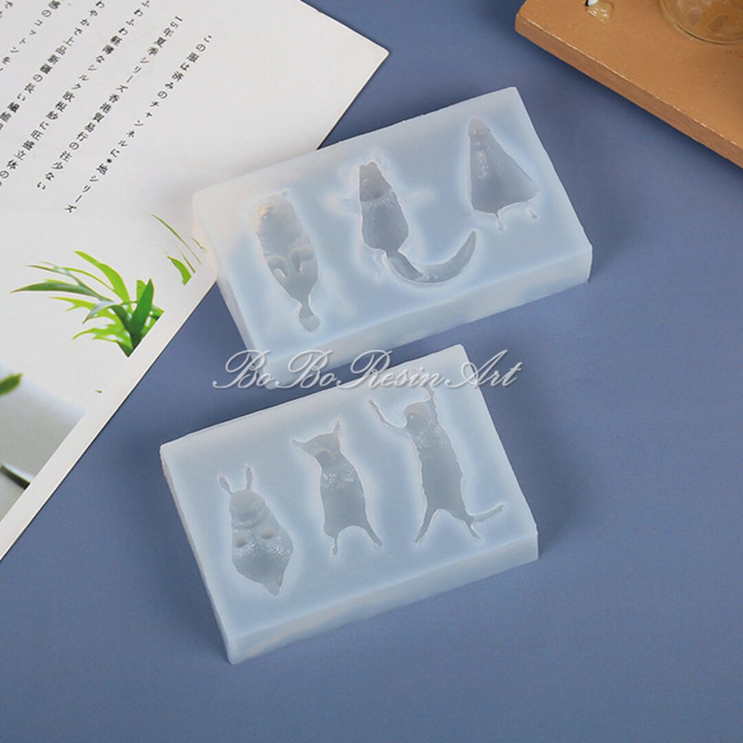 Cute Sleeping Animal Silicone Mold-small Animal Resin Mold-cute Penguin ...