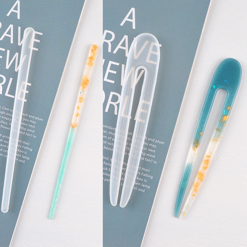 Hairpin Silicone Mold-classical Hairpin Resin Mold-hair Pin - Etsy