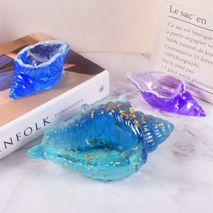 Conch Tray Silicone Mold-conch Shell Tray Mold-conch Trinket Box Mold ...