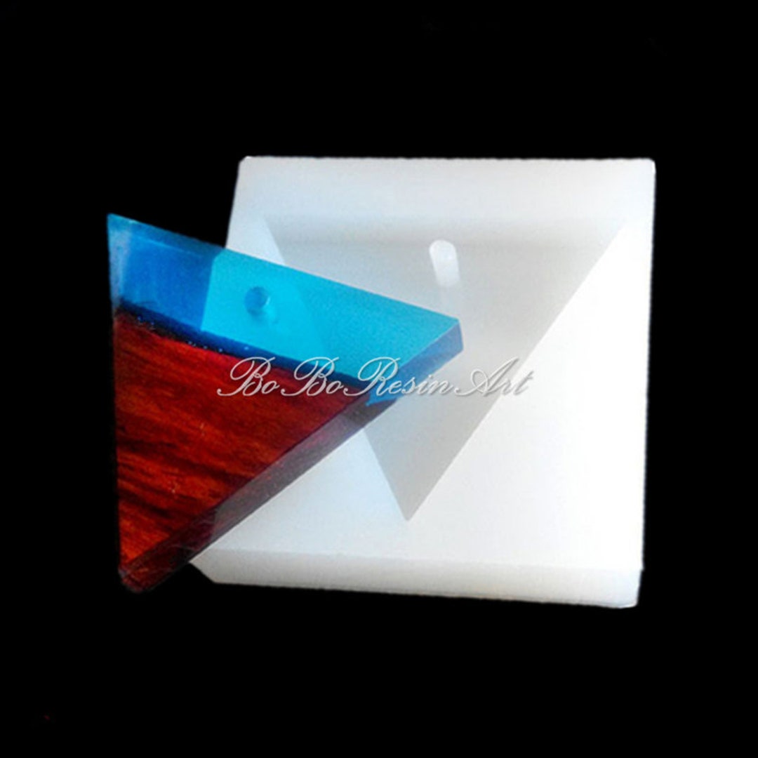 Triangle Pendant Silicone Mold-triangle Necklace Resin Mold-geometric ...