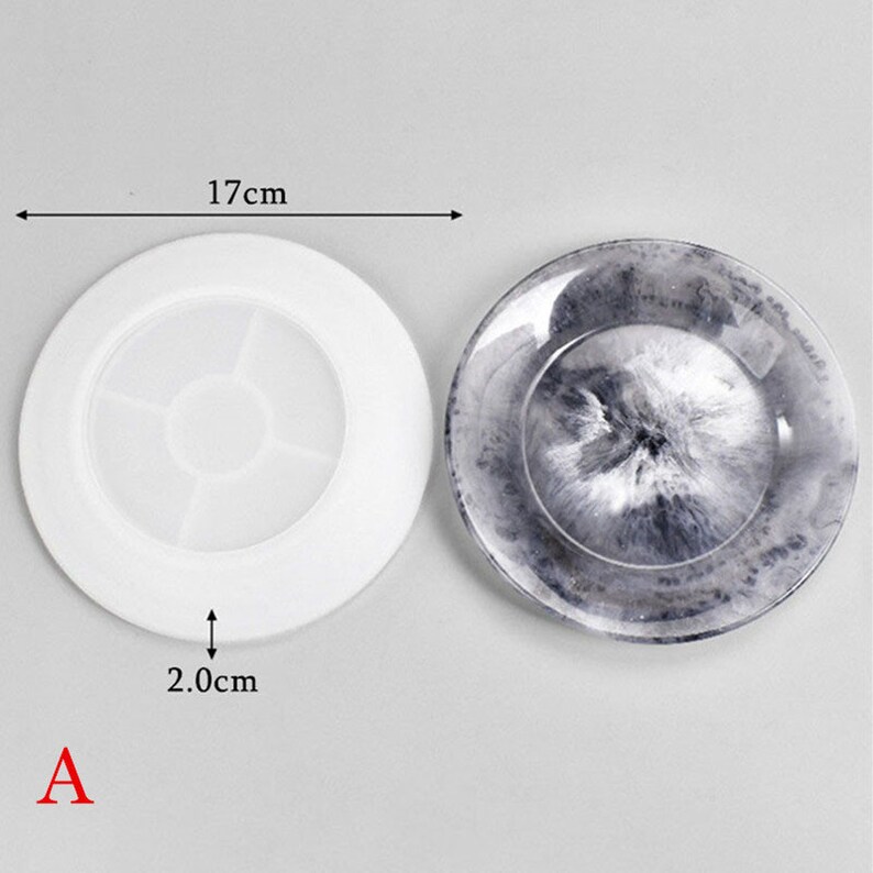 Geometric Dish Silicone Mold-round Trinket Dish Mold-oval Storage Tray ...