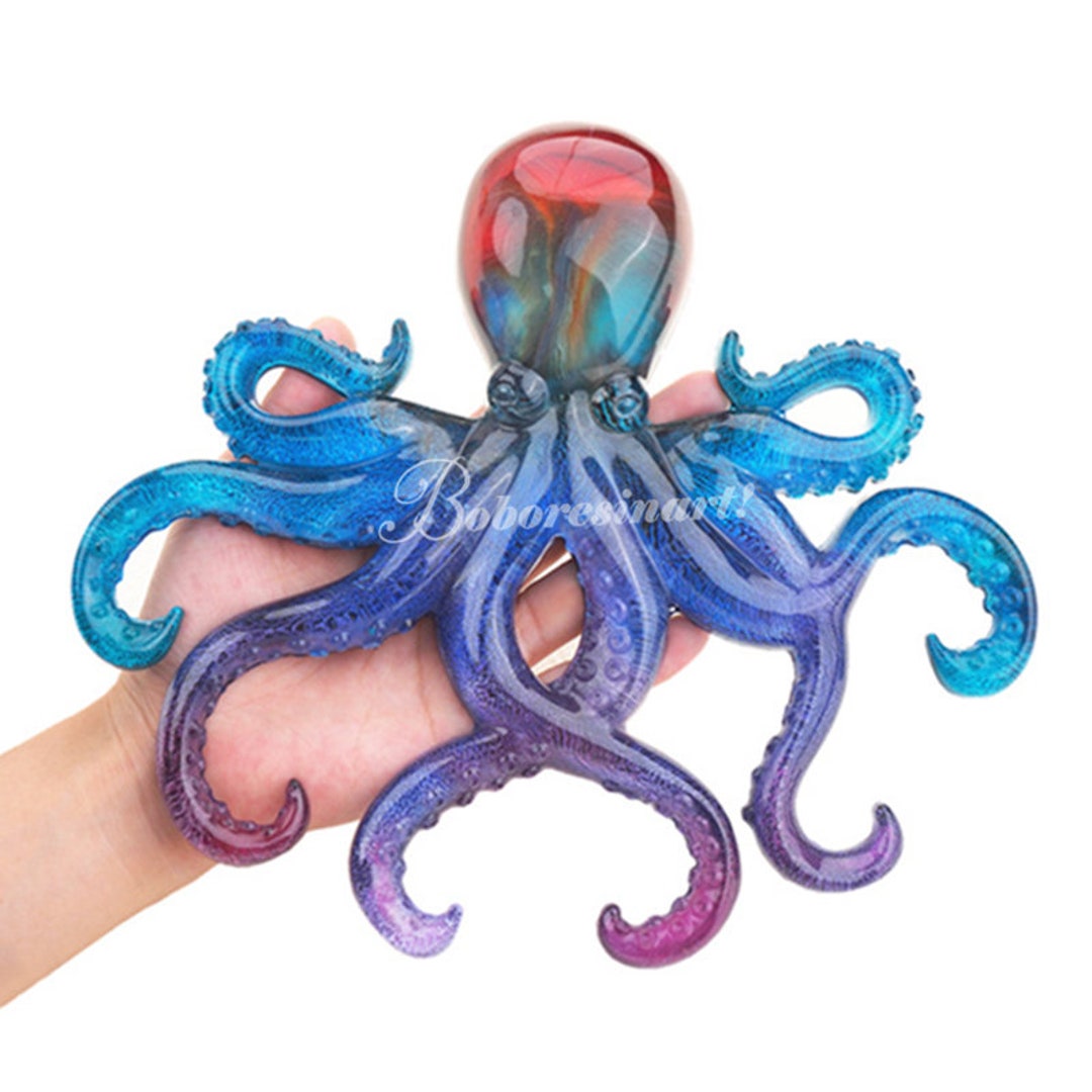 Large Octopus Silicone Mold-ocean Octopus Resin Mold-silicone Octopus ...