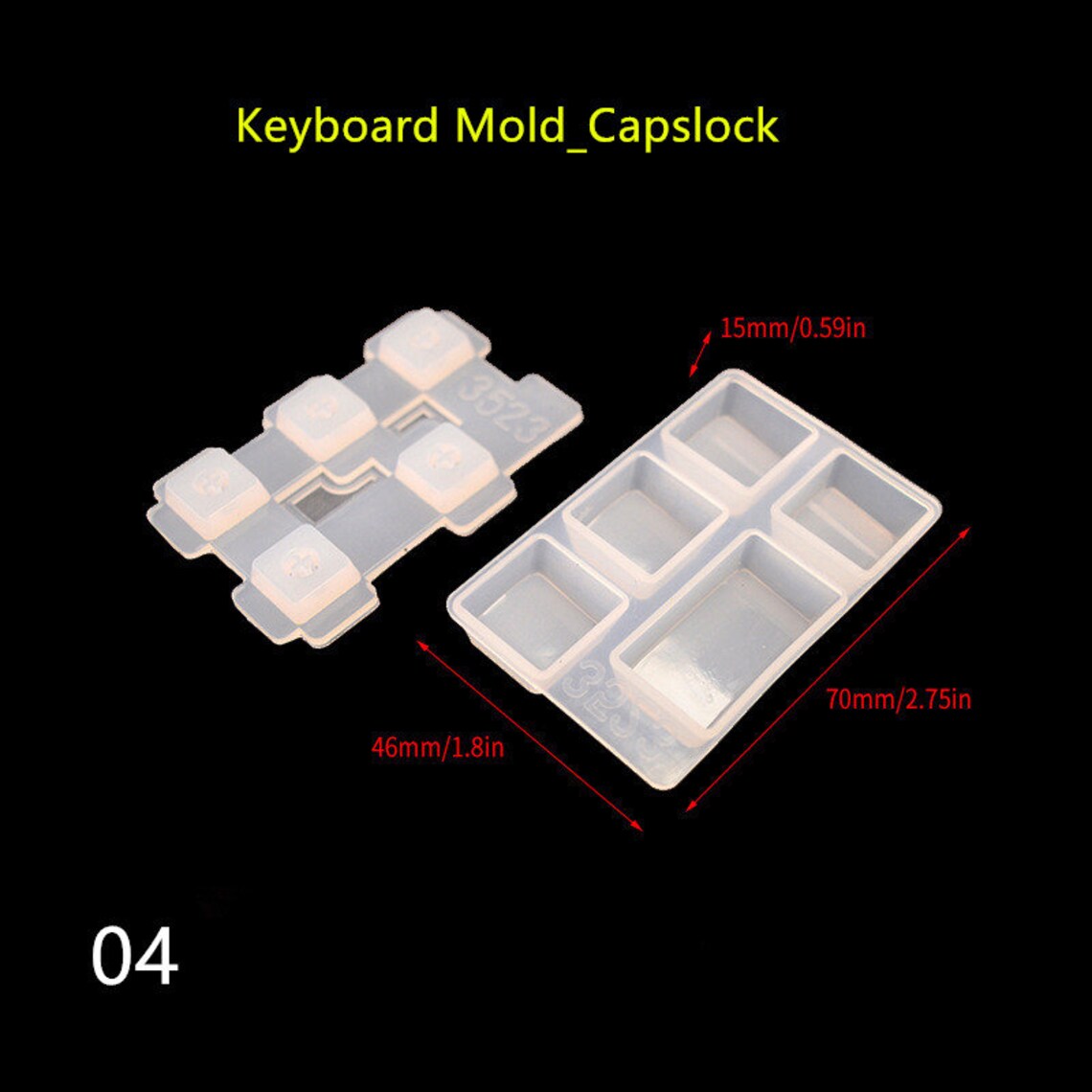 Mechanical Keyboard Mold-keycap Resin Mold-silicone Key Cap | Etsy Canada
