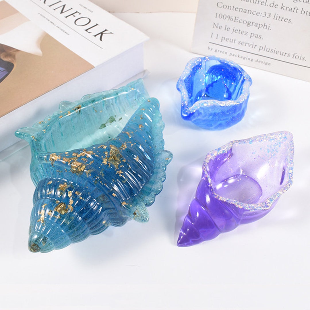 Conch Tray Silicone Mold-conch Shell Tray Mold-conch Trinket Box Mold ...