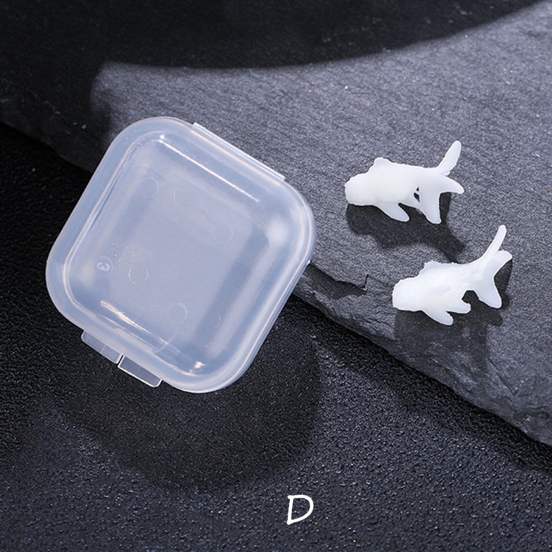 3D Miniature Goldfish Flower Resin Filler-craft Resin Filling Model ...