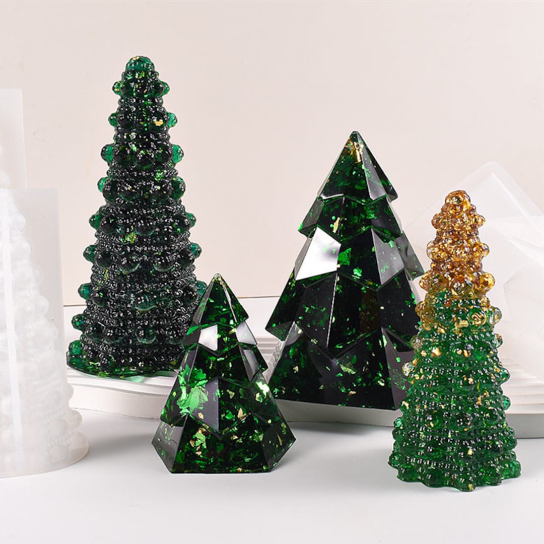 Christmas Tree Silicone Mold-bubble Christmas Tree Mold-pine Tree Resin ...