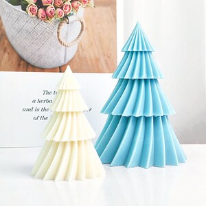 Christmas Tree Candle Mold-pine Tree Candle Mold-geometric Tree Candle ...