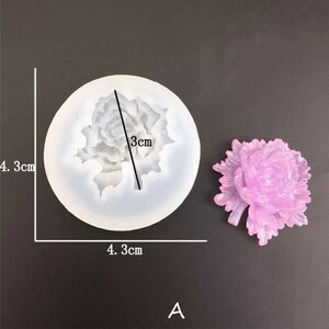 Beautiful Flower Silicone Mold-flower Resin Mold-rose Flower Mold-peony ...
