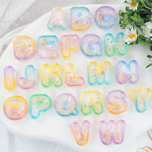 A-Z Alphabet Quicksand Silicone Mold-letter Shaker Resin Mold-letter ...