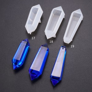 Crystal Pendulum Resin Mold-pendulum Necklace Mold-pendulum Silicone ...