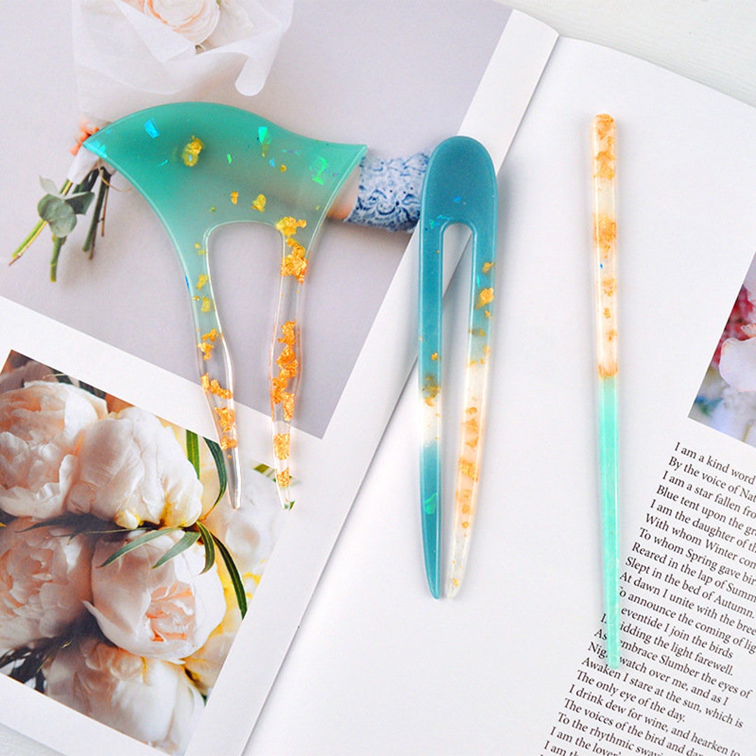 Hairpin Silicone Mold-classical Hairpin Resin Mold-hair Pin Mold ...