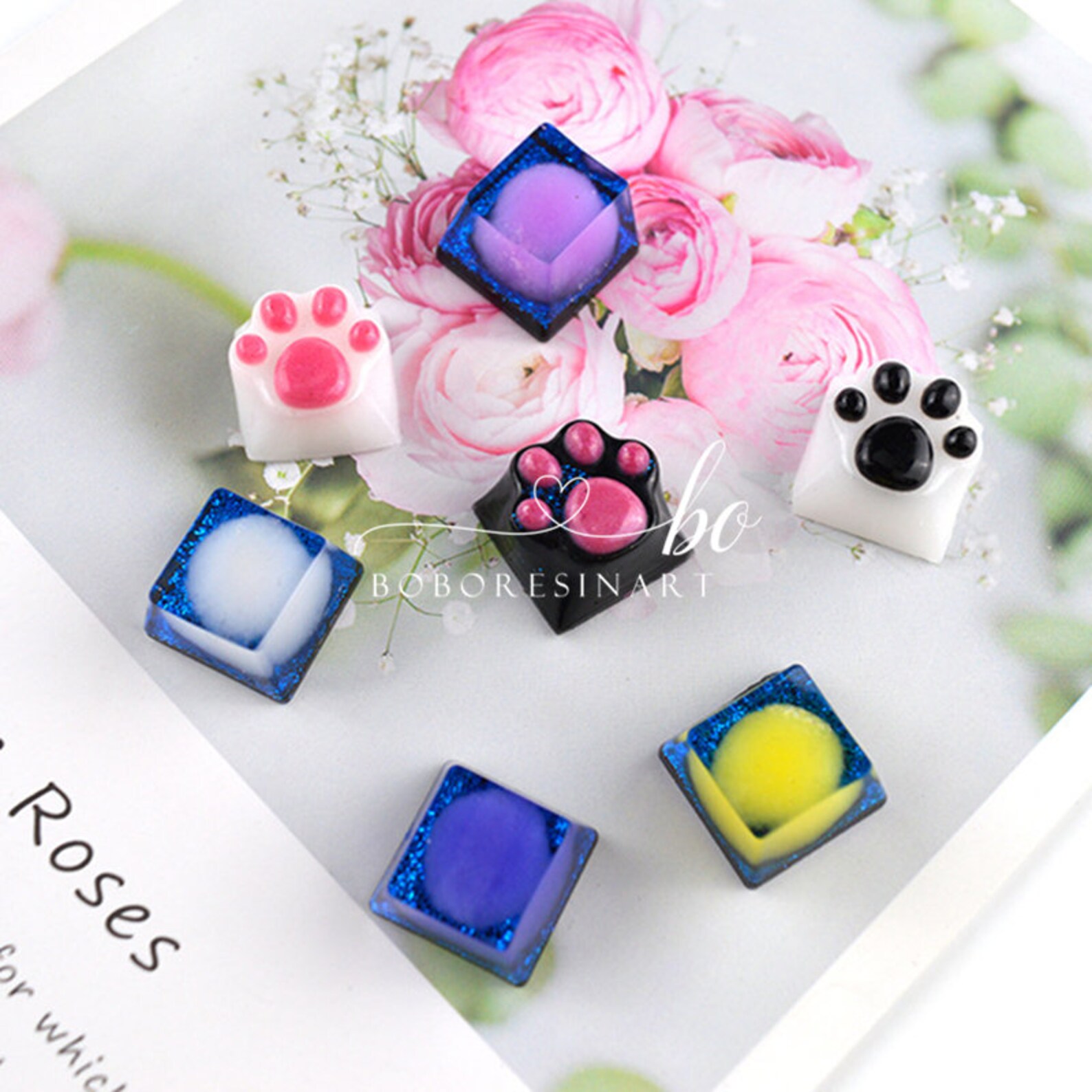 Mechanical Keyboard Mold-keycap Resin Mold-silicone Key Cap Mold ...