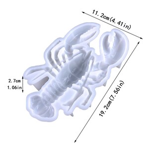 Lobster Silicone Mold-large Lobster Resin Mold-sea Animal Lobster Mold ...