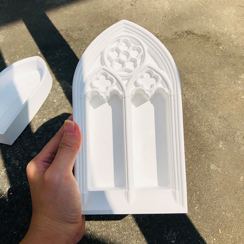 Church Window Silicone Mold-concrete Cathedral Window Mold-gothic ...