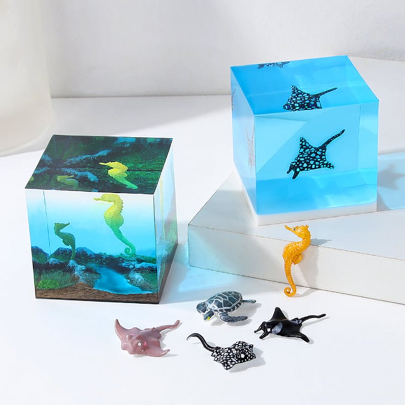 3D Miniature Manta Ray Resin Filler-craft Resin Filling - Etsy
