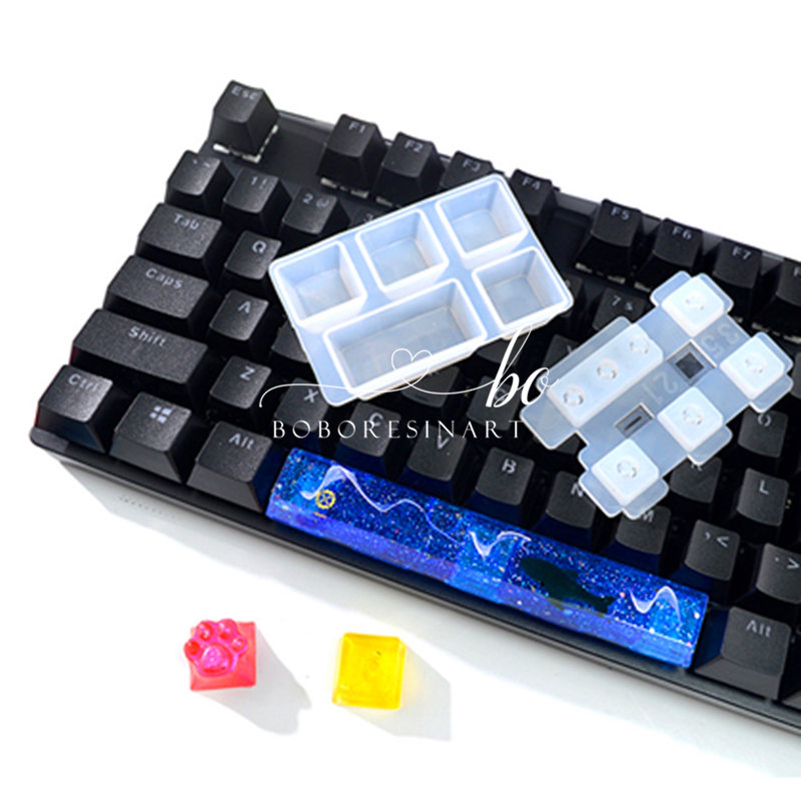 Mechanical Keyboard Mold-keycap Resin Mold-silicone Key Cap Mold ...