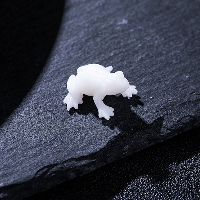 3D Miniature Frog Flower Resin Filler-craft Resin Filling Model ...