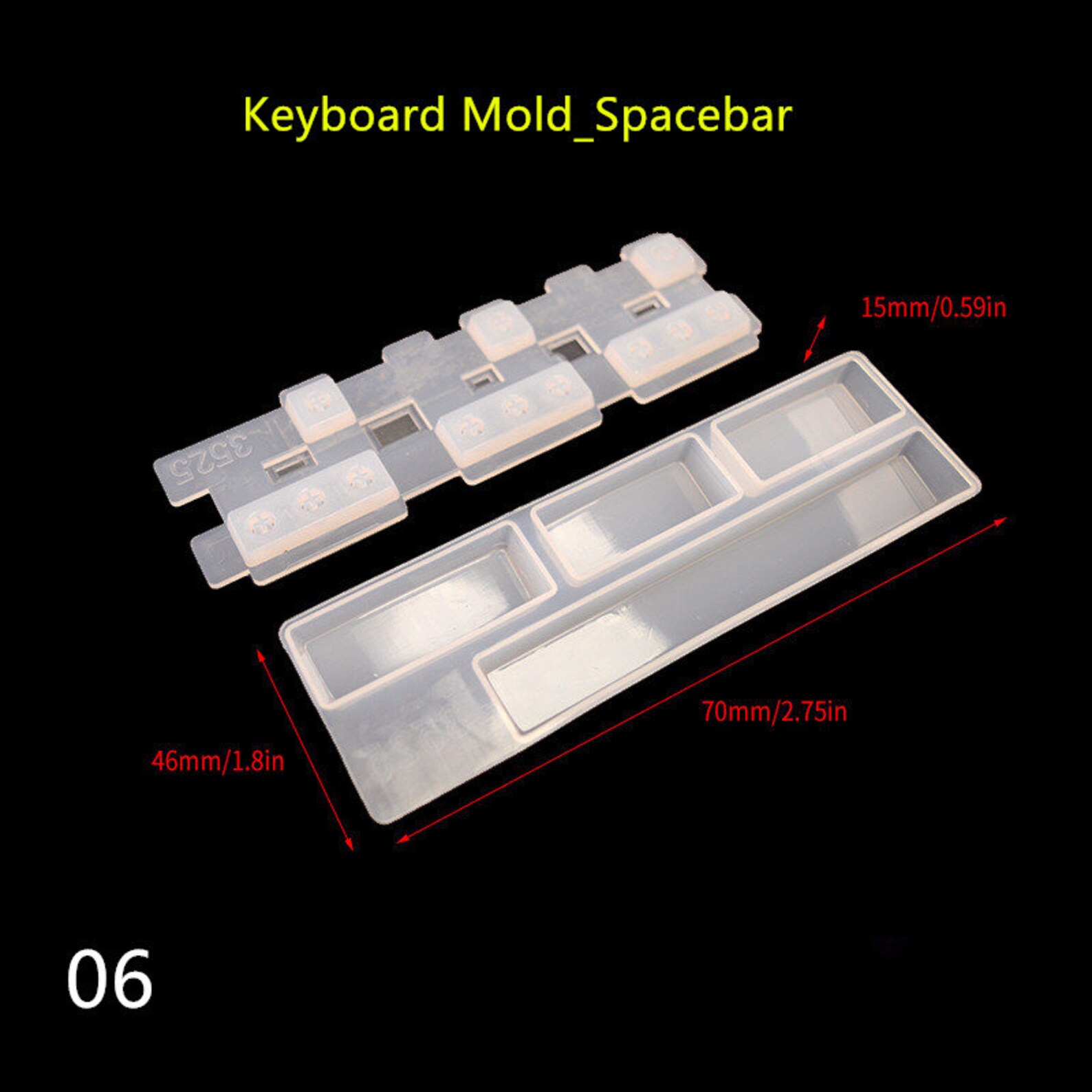 Mechanical Keyboard Mold-keycap Resin Mold-silicone Key Cap Mold ...