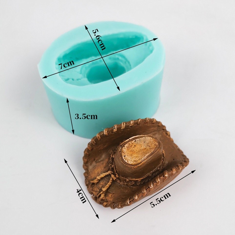 Cowboy Hat Silicone Mold-cowboy Hat Keychain Resin Mold-cowboy Hat ...