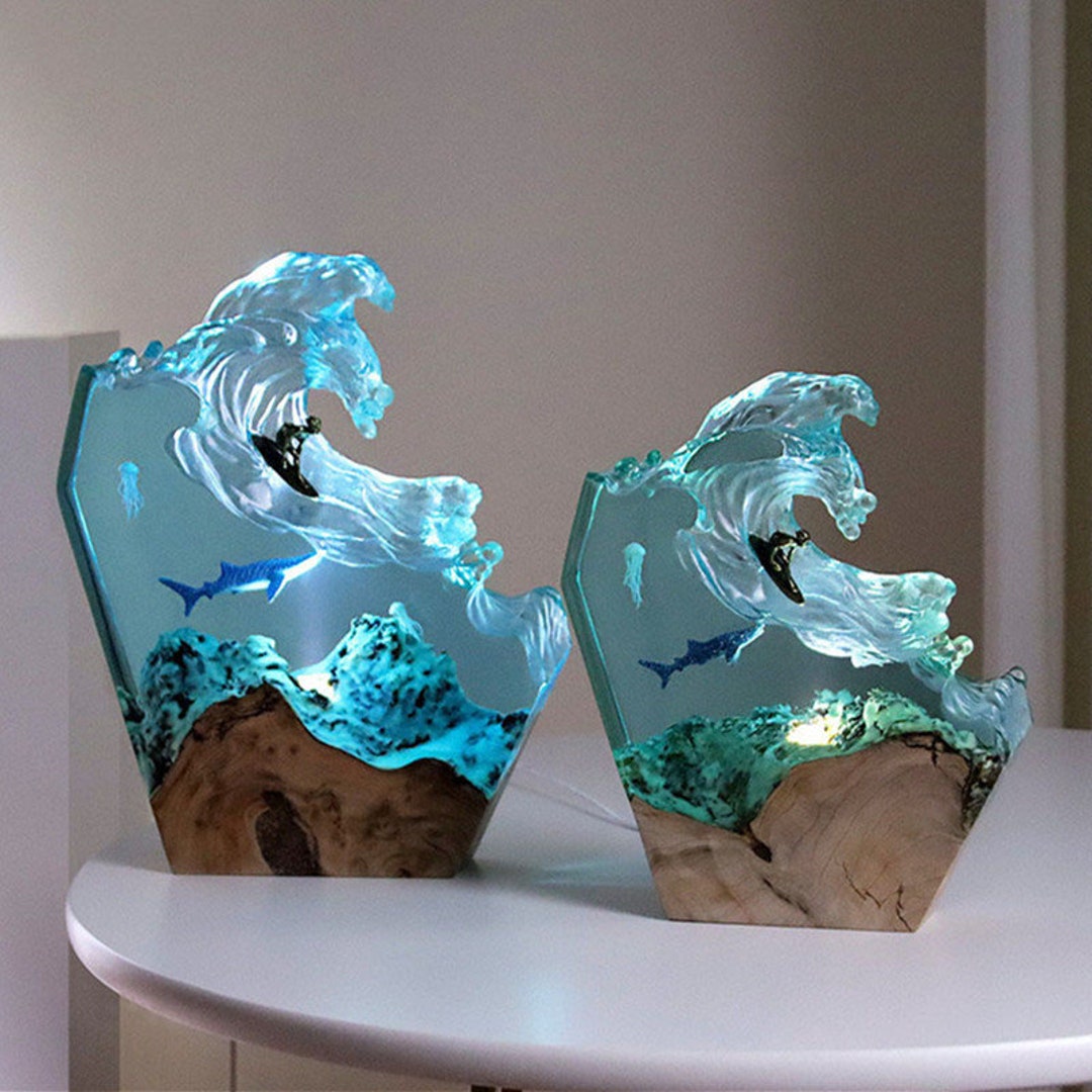 Kanagawa Wave Silicone Mold-ocean Wave Resin Mold-water Waves Mold ...