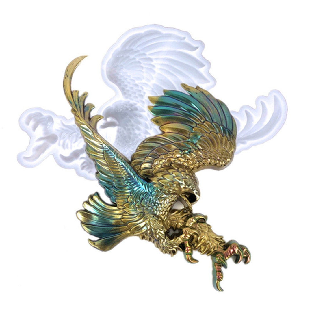 Flying Eagle Silicone Mold-hunting Eagle Resin Mold-eagle Wings Mold ...