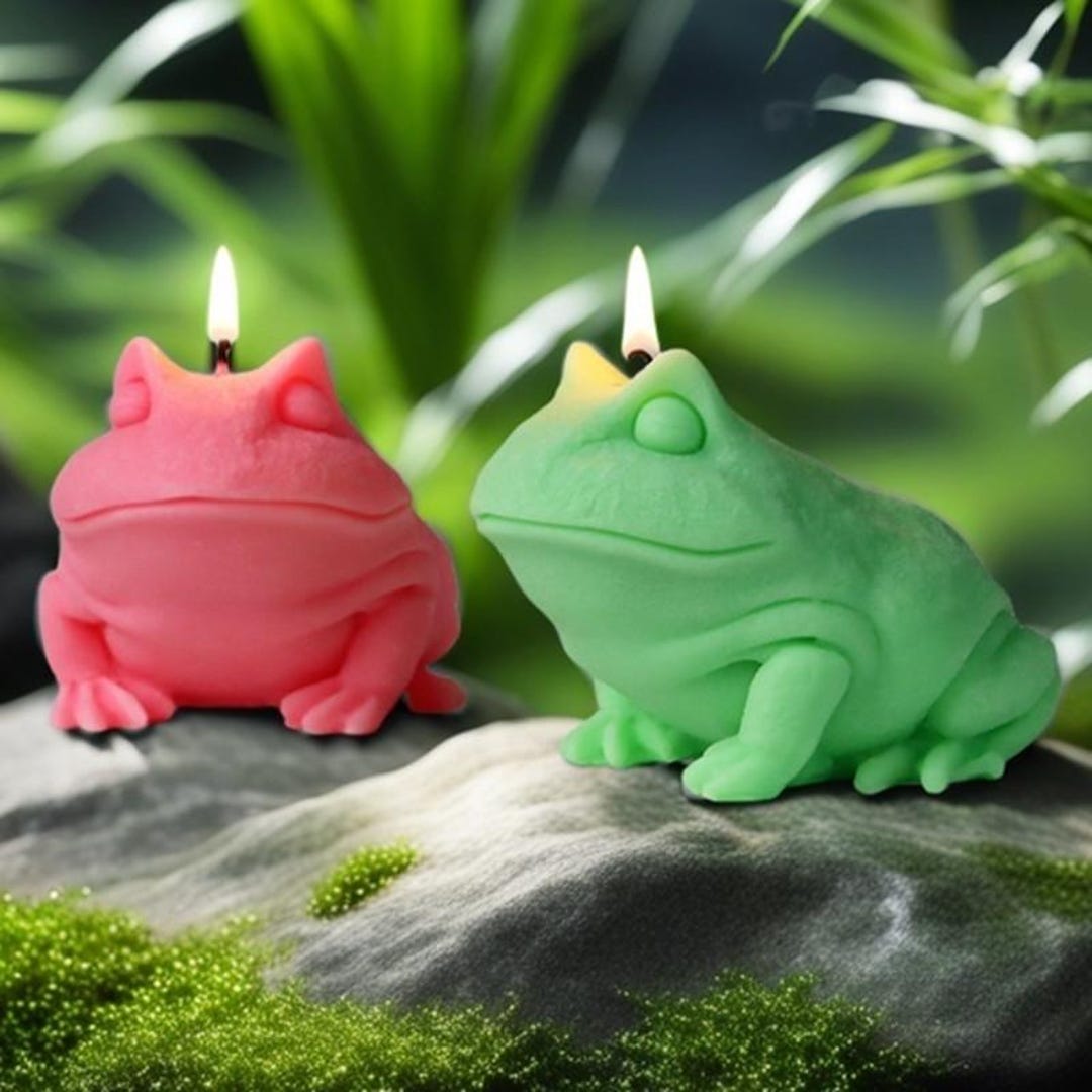 3D Toad Candle Silicone Mold-toad Frog Resin Mold-animal Toad Candle ...