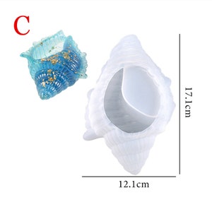 Conch Tray Silicone Mold-conch Shell Tray Mold-conch Trinket Box Mold ...