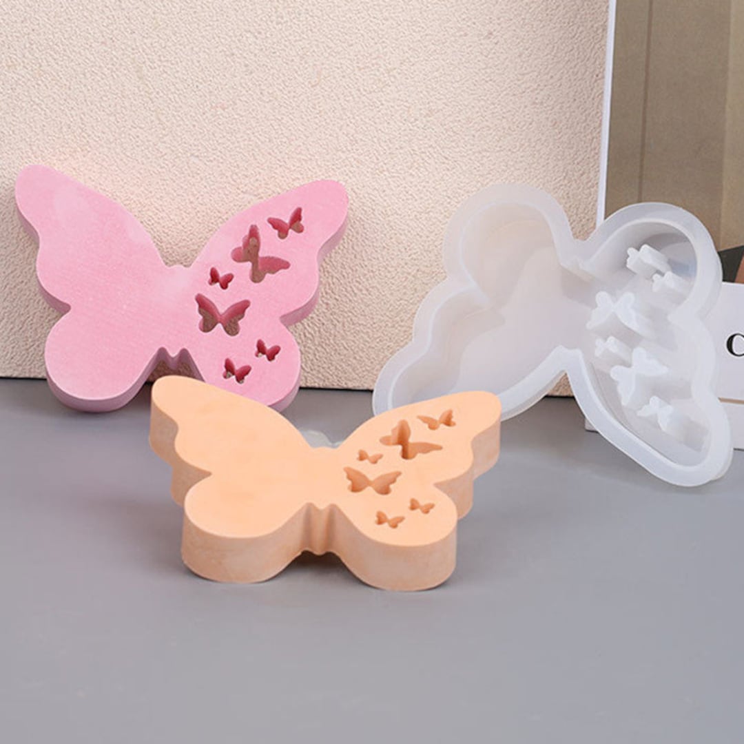 Beautiful Butterfly Silicone Mold-hollow Butterfly Resin Mold-concrete ...