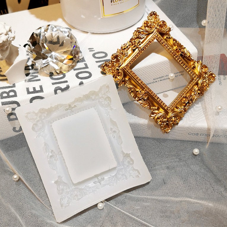Nordic Photo Frame Silicone Mold-family Photo Frame Resin Mold-picture ...